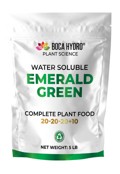 Boca Hydro Emerald Green 20-20-20+10 Complete Water Soluble Plant Food ...